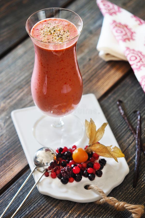 Berries milkshake stock photo. Image of beverage, concepts - 87343988