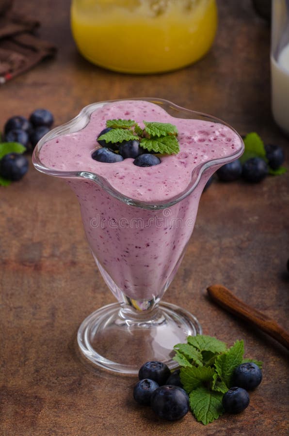 Berries milkshake smoothie stock photo. Image of natural - 95978024