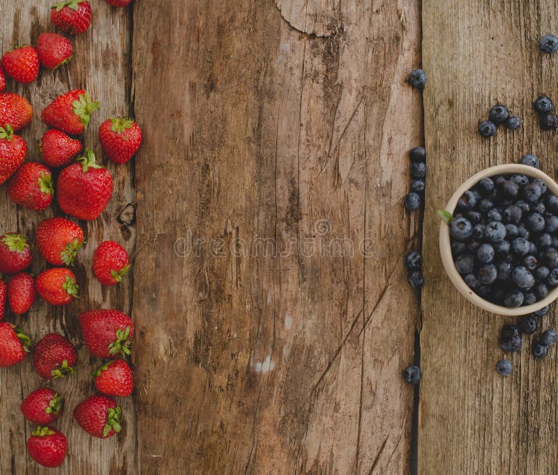 Berries on the table stock photo. Image of strawberry - 46108710