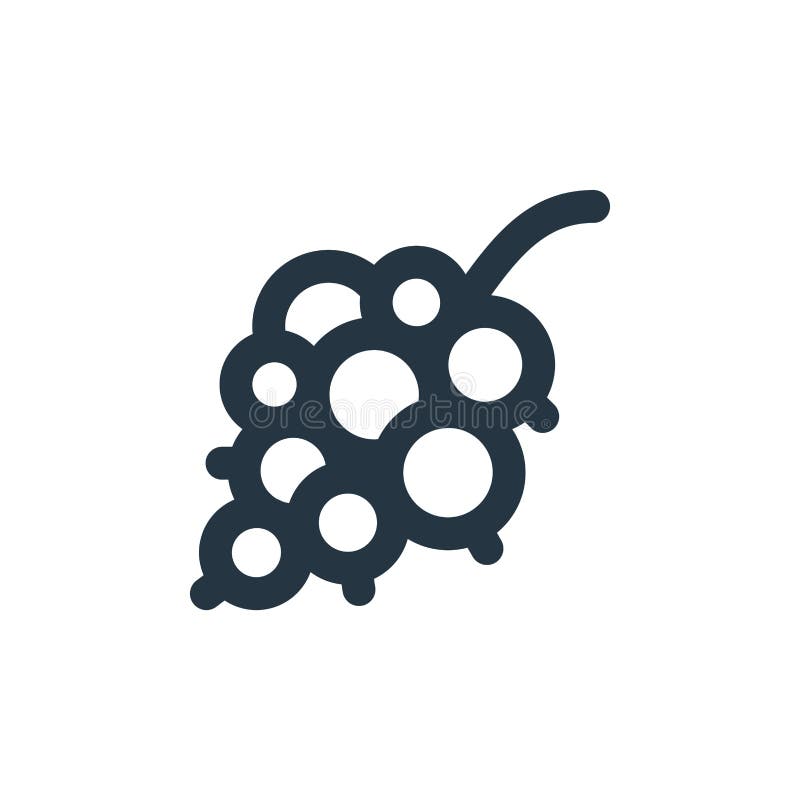 Berries Vector Icon. Berries Editable Stroke. Berries Linear Symbol for ...