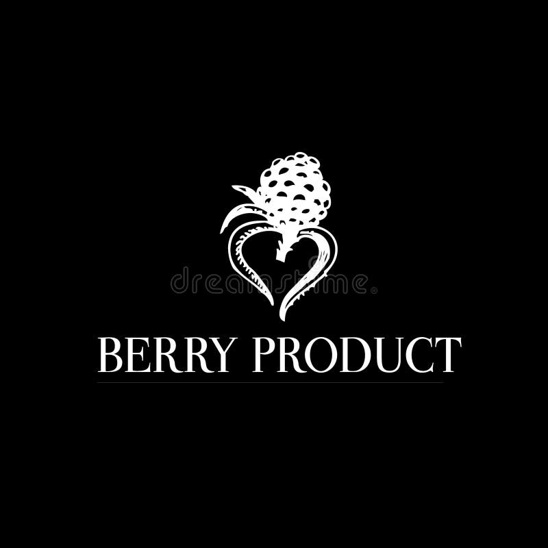 Berries vector logo stock vector. Illustration of graphic - 90821096
