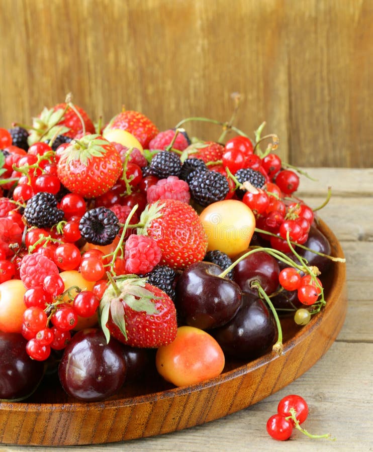 Berry assortment stock photo. Image of natural, blackberry - 32065132