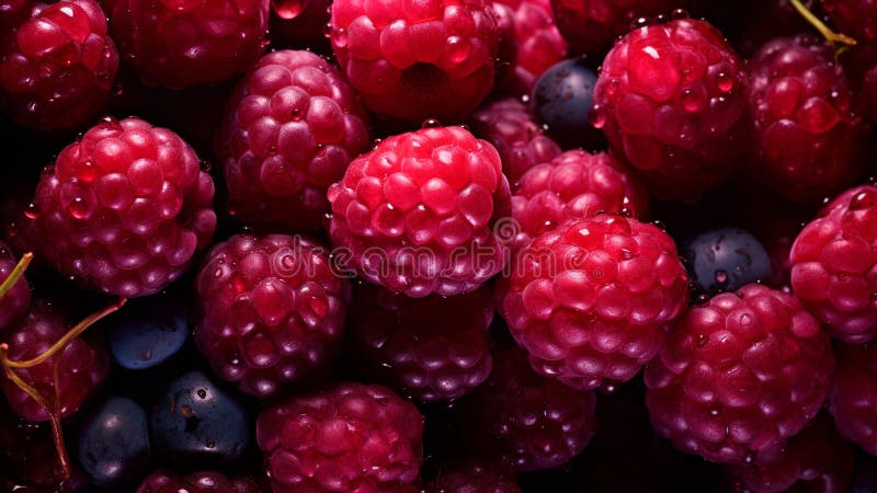 Berry Burst Gradient Blurs Rich Plum To Vibrant Raspberry Stock ...