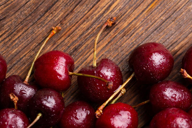 Cherry Close-up. Ripe Cherry Stock Photo - Image of natural, close ...