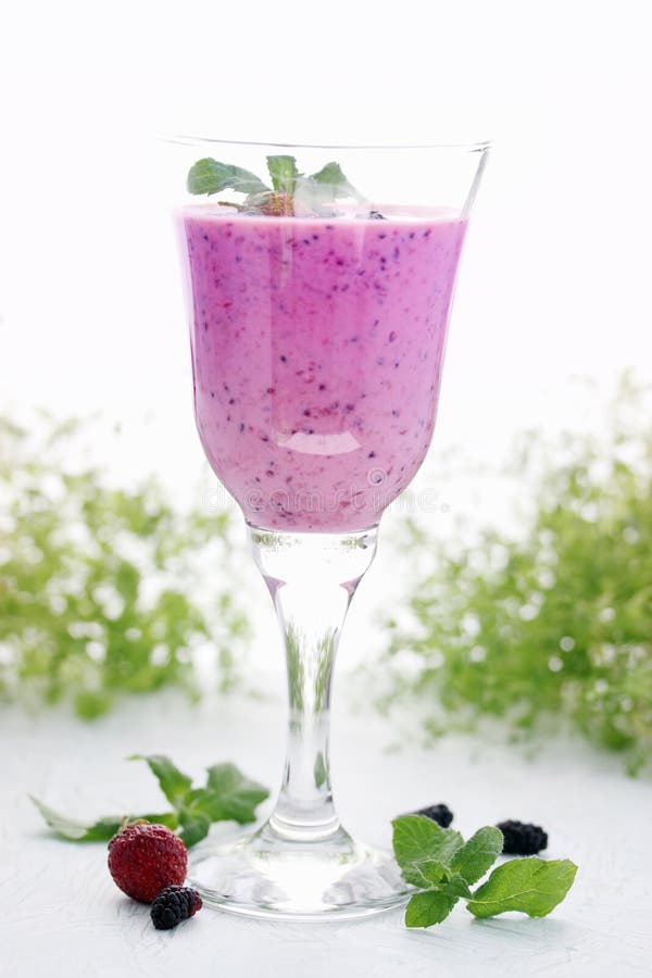 Berry cocktail stock photo. Image of cream, dairy, gourmet - 32292148