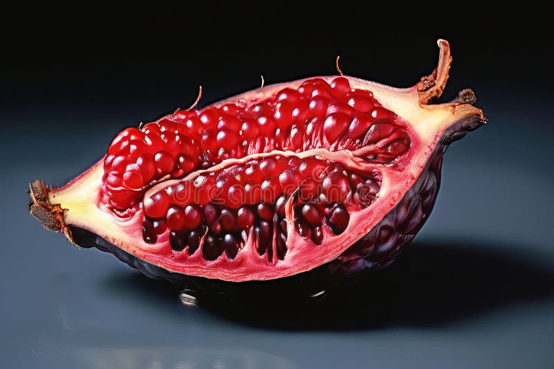 Berry Cross Section Showing the Internal Structure and Seeds of Stock ...