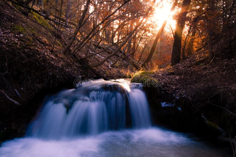 Berry Falls nel Nebraska immagine stock. Immagine di sunlight - 72703649