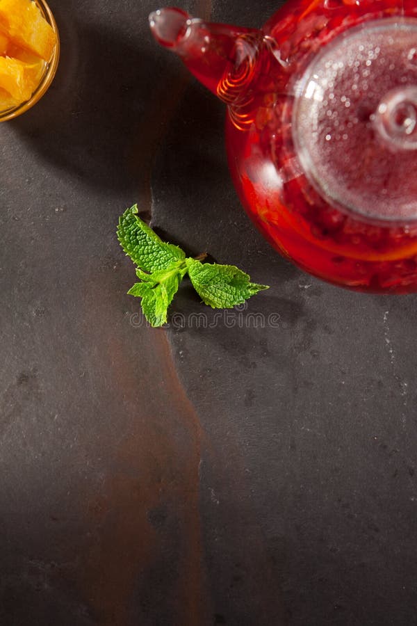 Berry Flavored Tea stock photo. Image of berry, closeup - 78269868