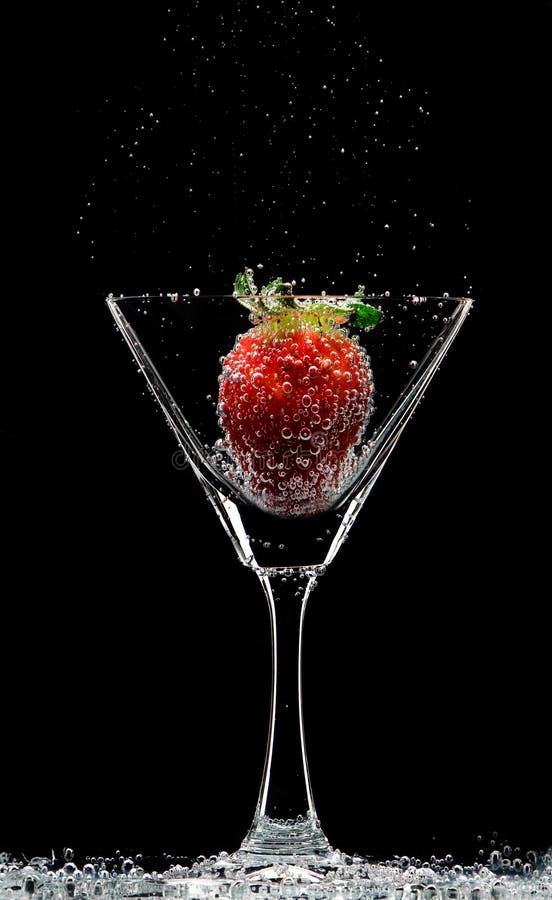 Berry and glass stock image. Image of drop, liquor, splash - 6974263