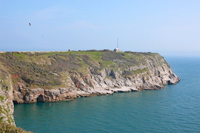 Berry Head Devon fotografering för bildbyråer. Bild av devon - 155519789