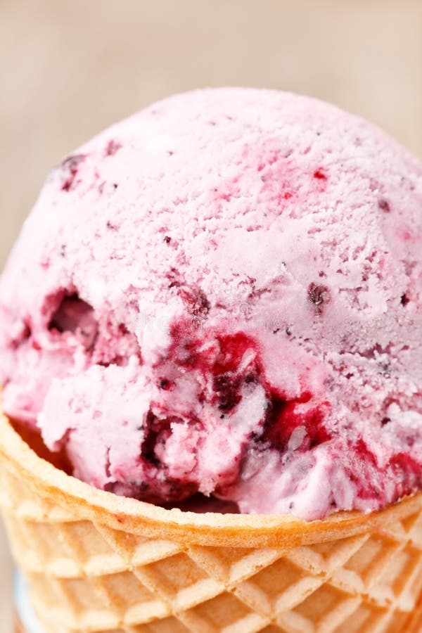 Berry ice cream stock photo. Image of melt, flavor, cold - 17137560