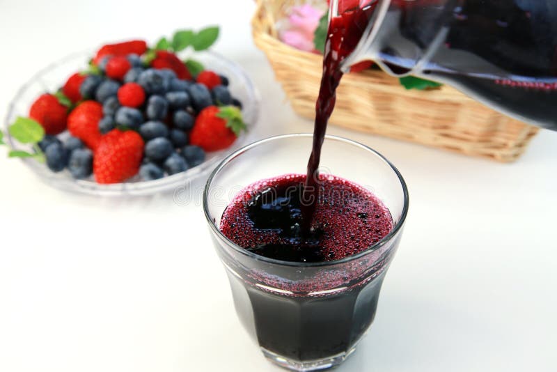Berry juice stock photo. Image of currant, berry, homemade - 72009354