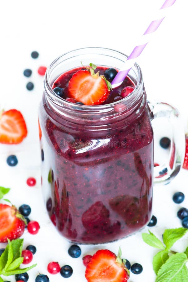 Berry mix smoothie stock image. Image of ingredient, healthy - 73004473