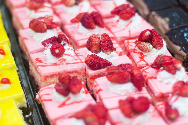 Berry pastries stock image. Image of shop, colors, dessert - 46139611