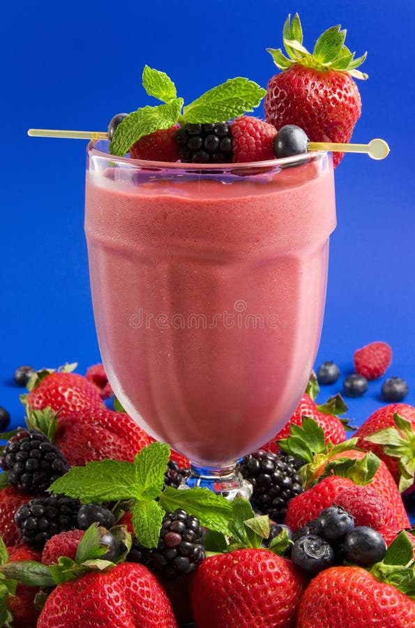 Berry smoothie stock image. Image of fruits, eating, breakfast - 2421283