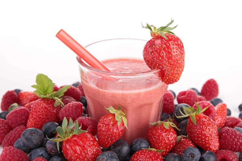 Fruit Berry Smoothie stock photo. Image of snack, shake - 9838064
