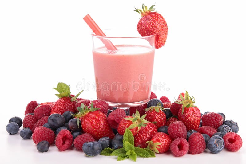 Berry smoothie stock image. Image of cocktail, refreshment - 32296631