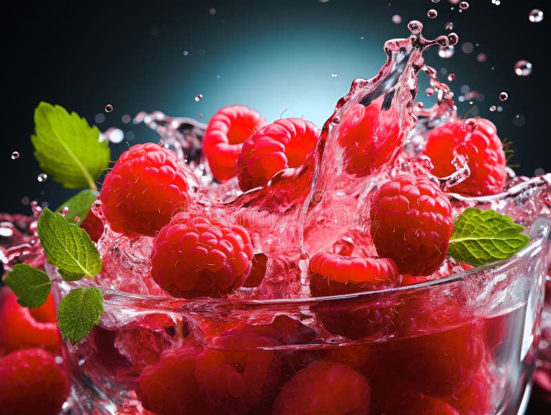 Berry Splash, Aromatic Tea Made from Fresh Berries with Mint ...