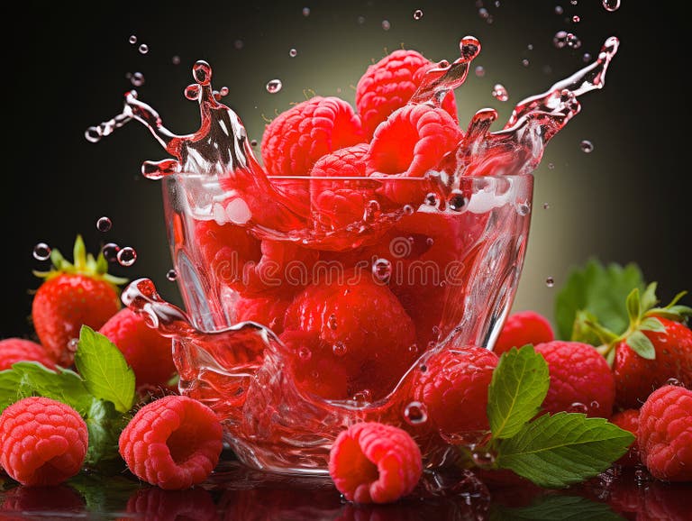 Berry Splash, Aromatic Tea Made from Fresh Berries with Mint ...