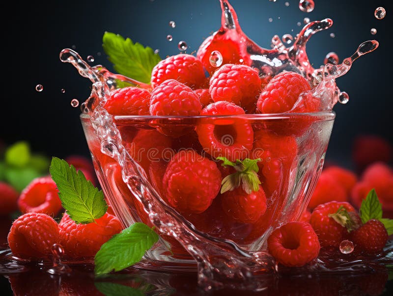 Berry Splash, Aromatic Tea Made from Fresh Berries with Mint ...