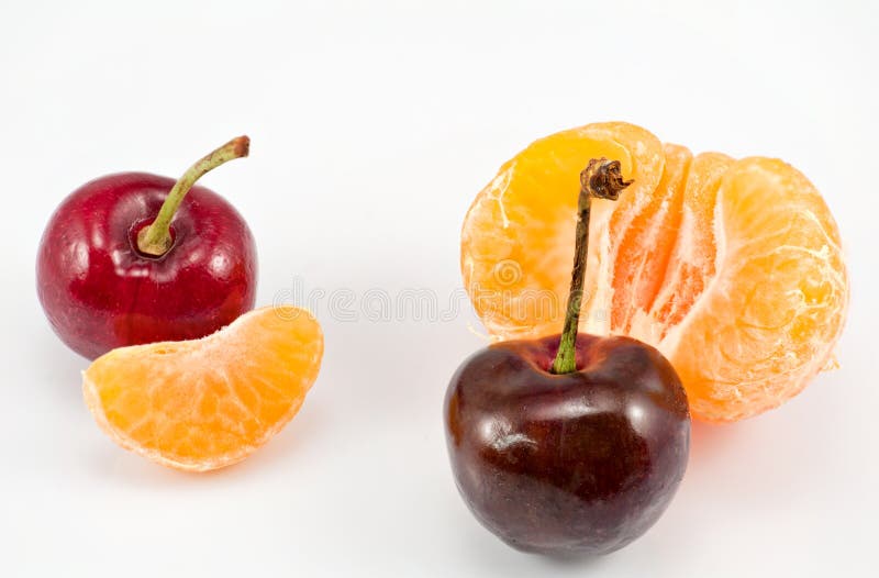 Berry and splitted orange stock image. Image of fruit - 24642633