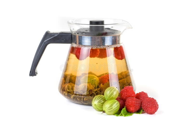 Berry tea stock image. Image of herb, closeup, currant - 16127773