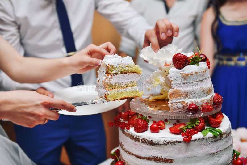 Berry wedding cake stock image. Image of dessert, holiday - 74273427