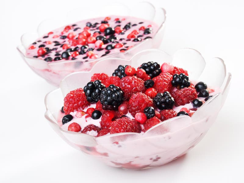 Berry yogurt stock photo. Image of vibrant, close, closeup - 48823126