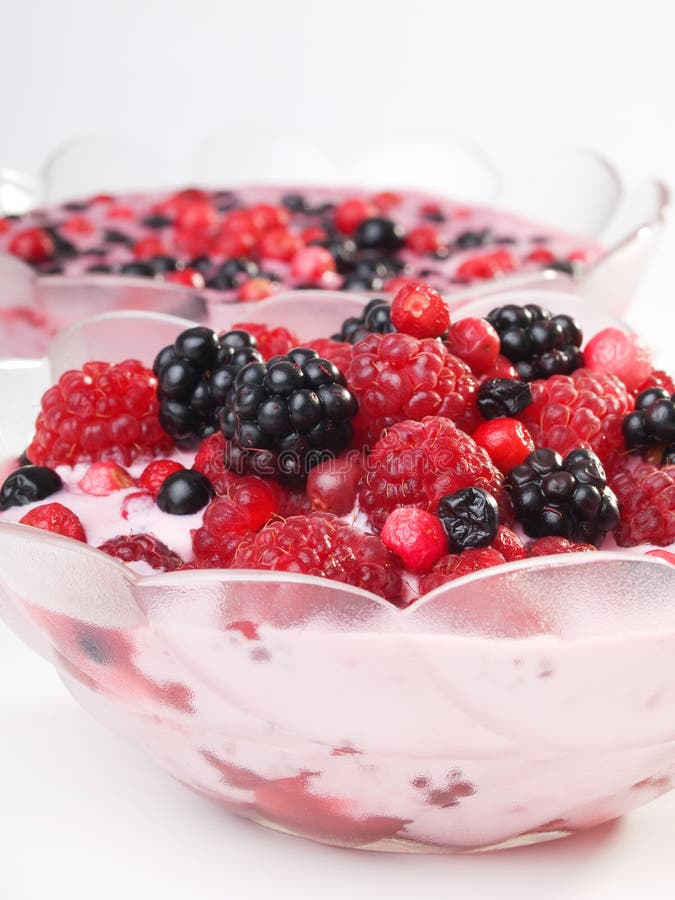 Berry yogurt stock photo. Image of food, yogurt, meal - 58542470