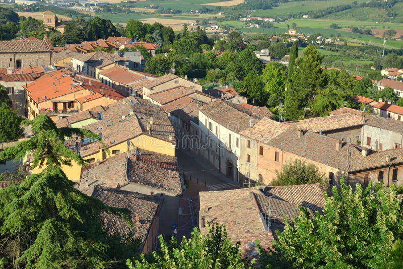 Castle of Caterina Sforza in Forli, Emilia Romagna, Italy Stock Image ...