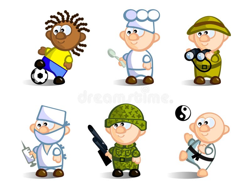 Berufe Stock Illustrationen, Vektoren, & Kliparts - 20,657 Stock ...