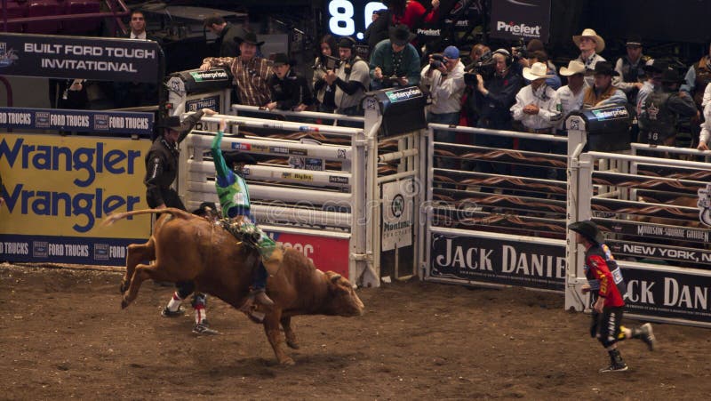 Berufs-Stier-Reiterturnier Auf Madison Square Garden Redaktionelles ...