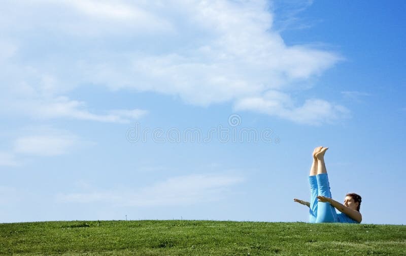 Beruhigen Sie Unten Und Entspannen Sie Sich Stockfoto - Bild von field ...
