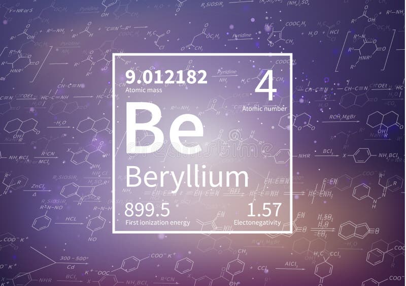 Atomic Structure Beryllium Stock Illustrations – 124 Atomic Structure ...