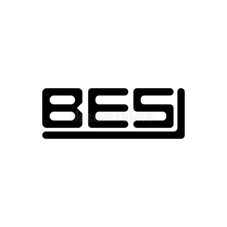BES Letter Logo Creative Design with Vector Graphic, BES Stock Vector ...
