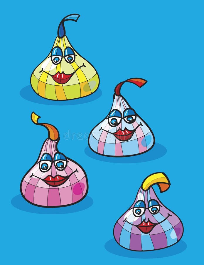 Besa la historieta ilustración del vector. Ilustración de haga - 19207394