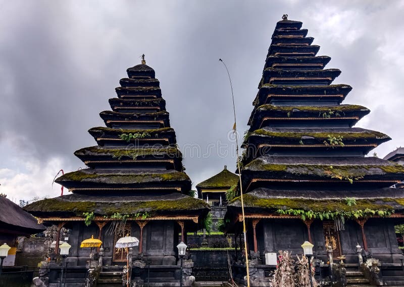 Besakih Temple Architecture in Bali Indonesia Stock Photo - Image of ...