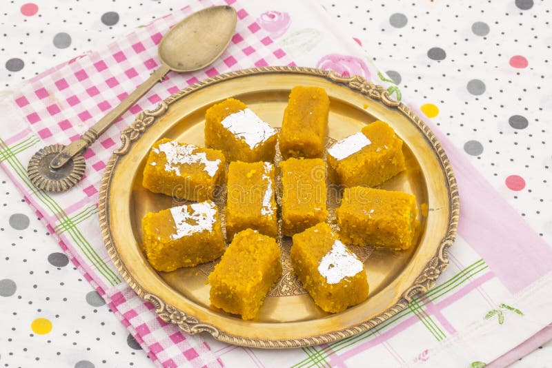 Besan Chakki stock photo. Image of halwa, cultural, barafi - 105528834