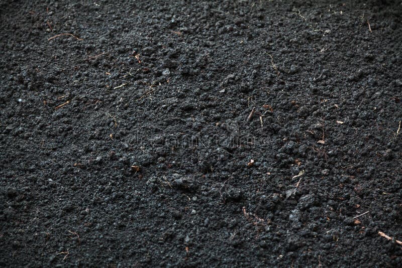 Die Beschaffenheit Der Erde Schwarzerde Stockfoto - Bild von organisch ...