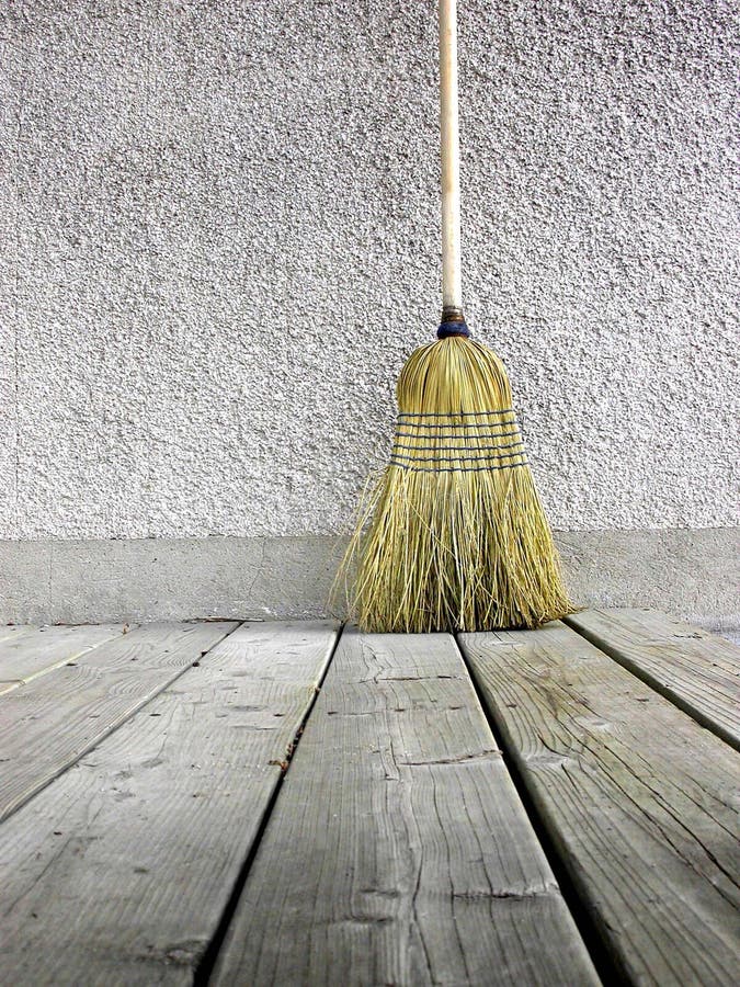 Besen stockbild. Bild von mopp, schleife, reinigung, nähen - 53543