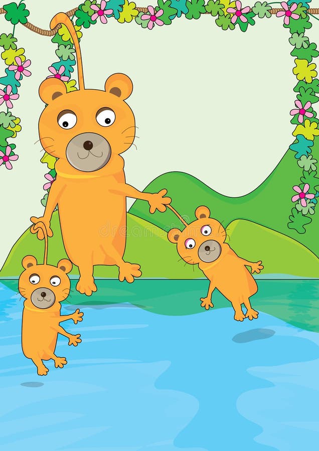 Ziege und Ente stock abbildung. Illustration von freundlich - 1966451