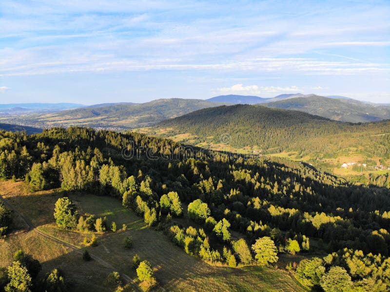 Beskidy Mountains Panorama Seen from Tatra Mountains Peaks Stock Image ... Beskidy Mountains Panorama Seen from Tatra Mountains Peaks Stock Image ...