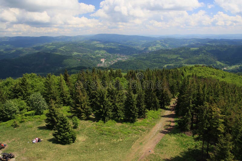 Beskydy mountains stock image. Image of outdoor, poland - 17201345