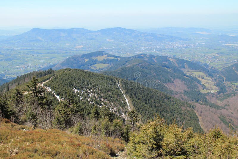 Beskydy Mountains In Winter Stock Photo - Image of freezing, outdoor ...
