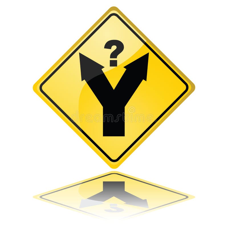 Besluit dat - maakt vector illustratie. Illustration of optie - 19225415