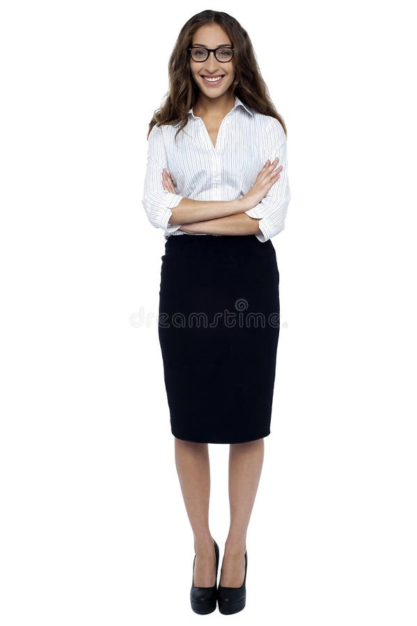 Bespectacled Business Executive in Formals Stock Photo - Image of ...