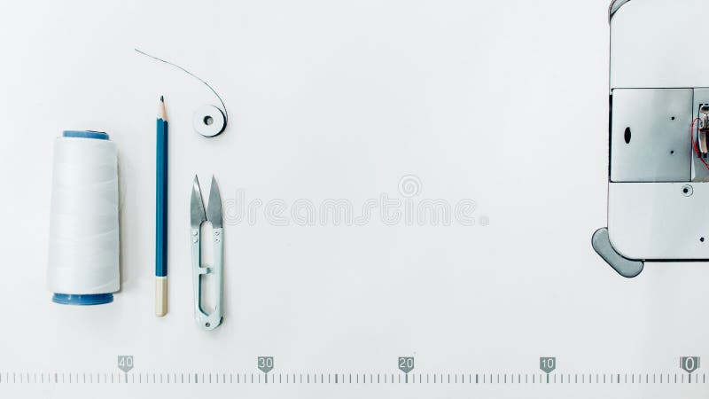 Bespoke Tailoring School Designer Tools Set Stock Image - Image of home ...
