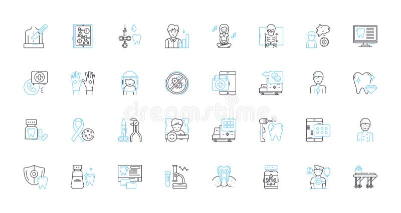 Bespoke Therapy Linear Icons Set. Personalized, Customized, Tailored ...