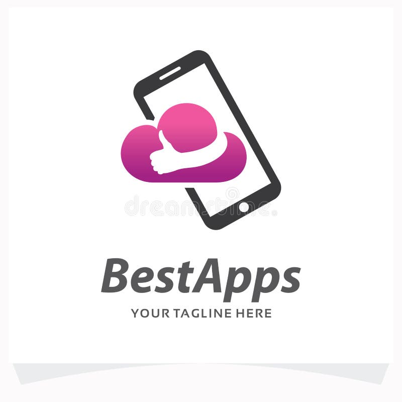 Best Application Logo Design Template Stock Vector - Illustration of ...