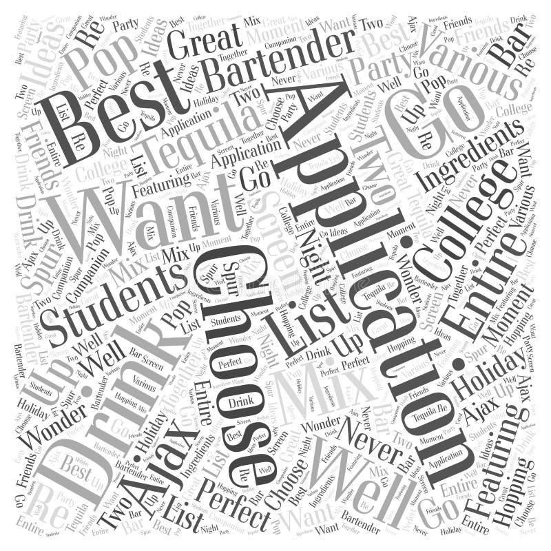 Best Applications For College Students Word Cloud Concept Background ...